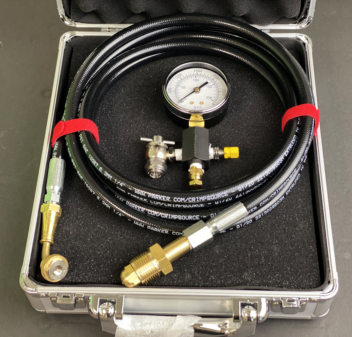 Bladder Accumulator Charging Kit, 3000 psi, 10FT Parker Hose – Reasontek